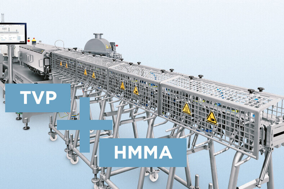 ZSK多功能食品挤出机-用于生产组织化植物蛋白（TVP）和高水分素肉（HMMA） – Coperion