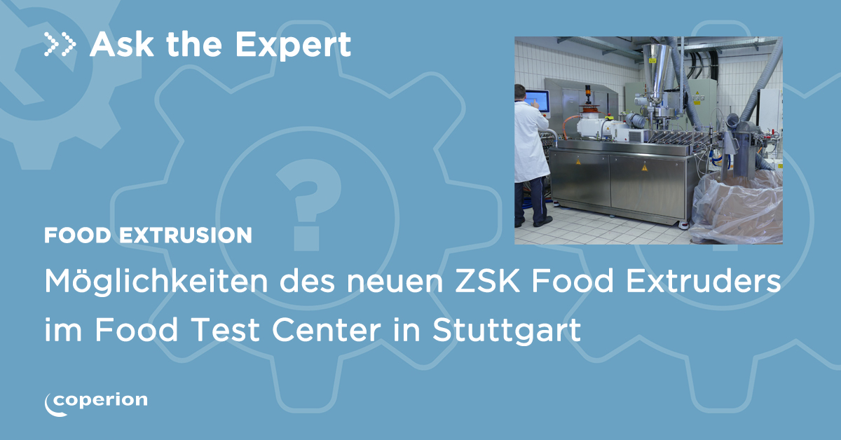 Welche Möglichkeiten bietet der neue ZSK Food Extruder im Food Test ...